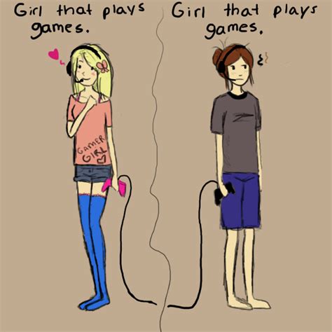 Gamer Girl Vs Girl Who Plays Games