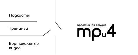 Подкастная «триЧЕТЫРЕ Подразделение Креативной студии триЧЕТЫРЕ 2025 ВКонтакте