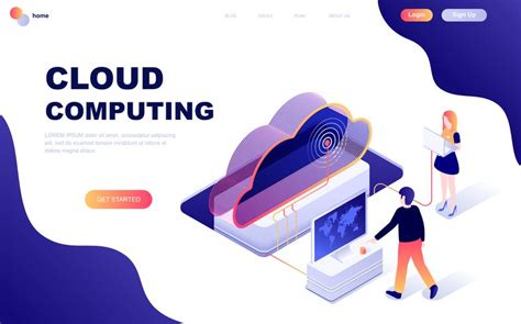 Modern Flat Design Isometric Concept Of Cloud Technology 337973 Vector Art At Vecteezy