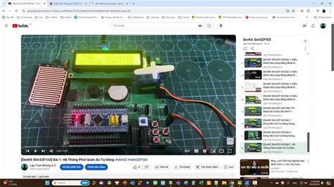 Stm32 Projects Bài 2 Hệ Thống Phơi Quần Áo Tự Động Stm32 Stm32f103
