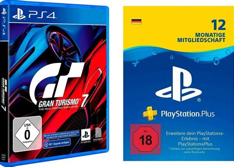 Gran Turismo 7 PlayStation 4, inkl. PlayStation Plus 12 Monate