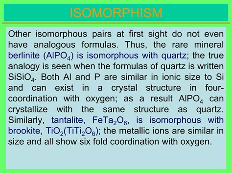 Isomorphism And Polymorphismppt
