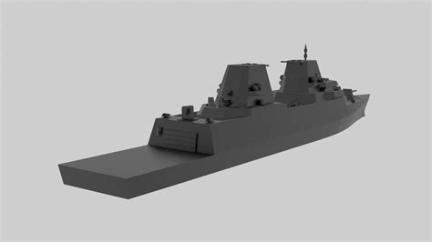 F126 Class Model For Small Scale Printing 3d Model 3d Printable