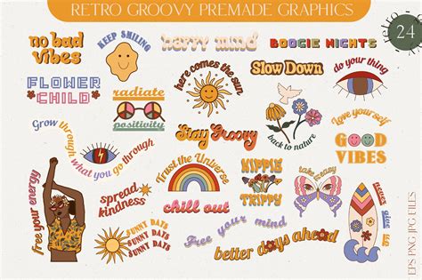 Stay Groovy Retro Collection Design Cuts