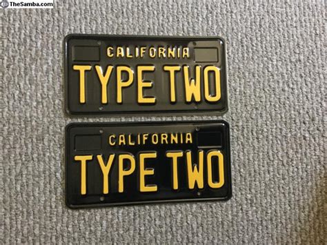 Vw Classifieds California Black Legacy Plates