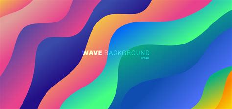 Abstract Background Modern Vibrant Gradient Color Waves 1221849 Vector Art At Vecteezy