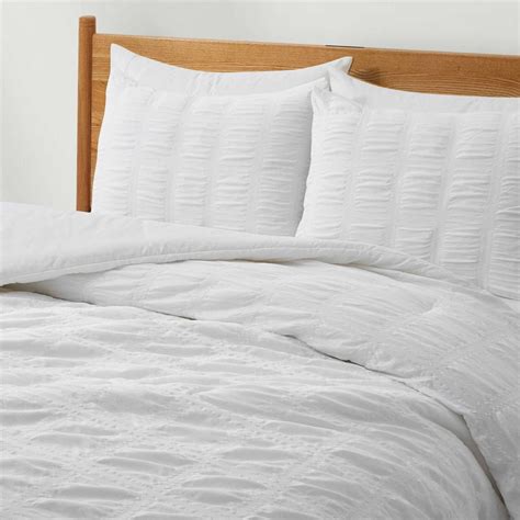 Peace Nest 3 Piece Crinkle Textured Comforter Sets King Or Queen Size
