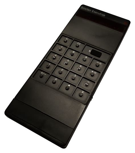 sinclair executive type 1 calculator computing history