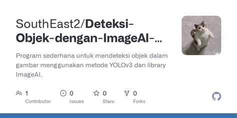 Github Southeast2deteksi Objek Dengan Imageai Dan Yolov3 Program