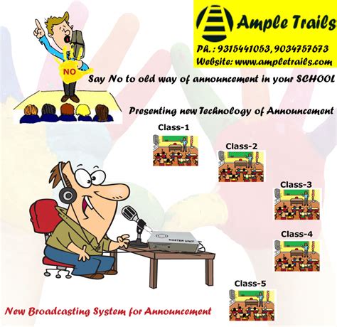 Digital Broadcasting System School Broadcast System School Colleges Universities Factories