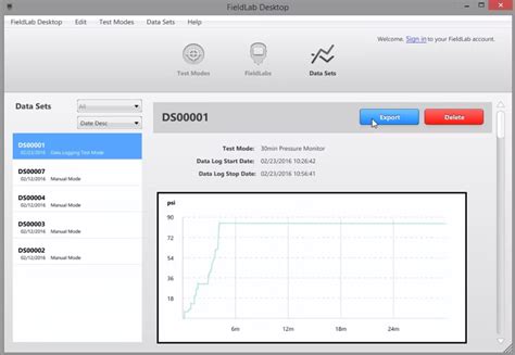 Results Of Calibration Test