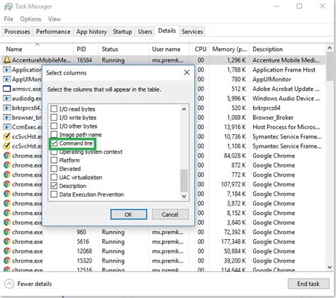 Command Line Tab Is Not Showing In Task Manager Technoresult