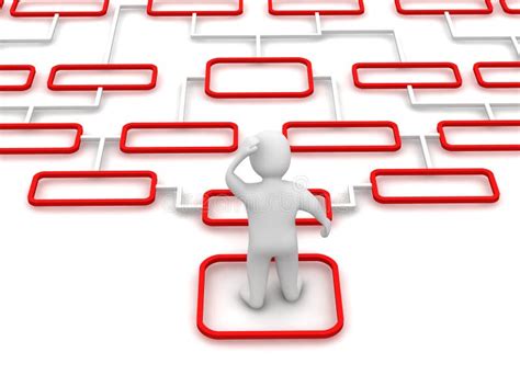 Programmer Process Management Flowchart Program Stock Illustration