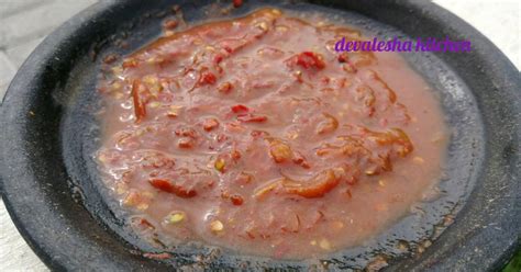 Resep Sambal Bajak Oleh Devalesha Kitchen Cookpad