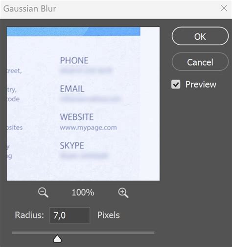 Blur Text In A Document In Photoshop Edit With Kim