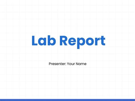Lab Report Templates Popai
