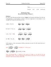 Problem Set 1 Key Pdf Chem 201 Problem Set 1 Key Spring 2018 Name Section 8 35 11 00 Circle