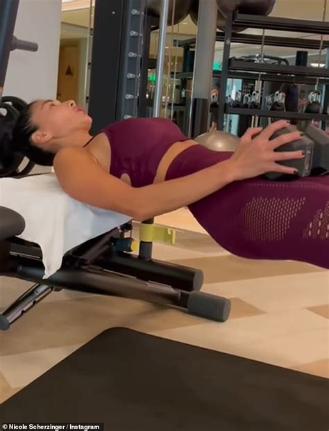 Nicole Scherzinger Flaunts Her Enviable Figure In Red Activewear For