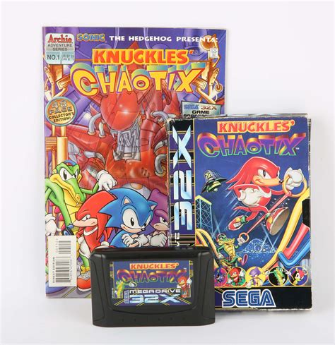 Lot4112 Knuckles Chaotix Sega 32x Boxed This Lot Features On