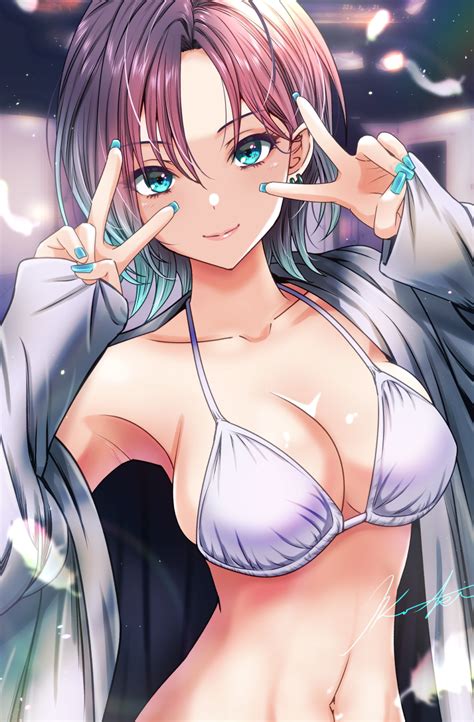 Koya Koya X 00 Asakura Toru Idolmaster Idolmaster Shiny Colors Highres 1girl Aqua Eyes