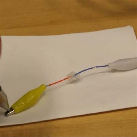 Esd Test Setup With The Capacitor Under Test Covered With Silicone Gel