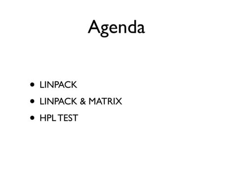 High Performance Linpack Pdf