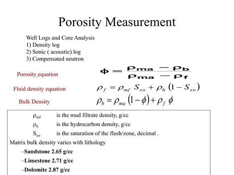 Porosity Permeability Relationship In Carbonate Rock Ppt Pptx
