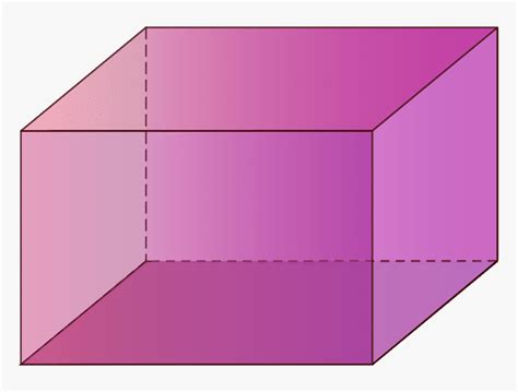 Faces Edges And Vertices Rectangular Prism Solid Figure Hd Png