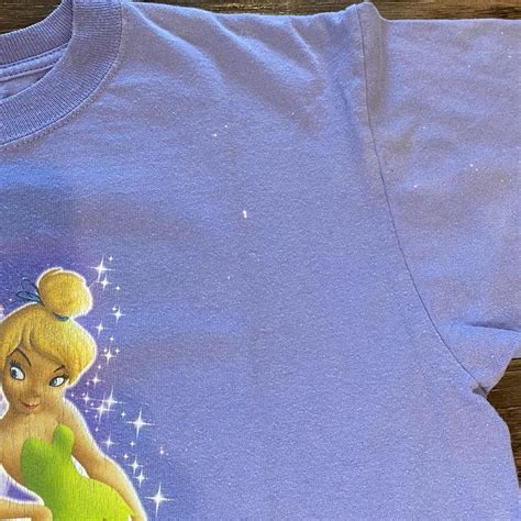 The Disney Store Lilac Blue Tinker Bell Graphic Depop