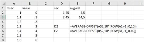 Microsoft Excel How To Move Aggregate Across Sets Of Rows In Spreadsheet Super User
