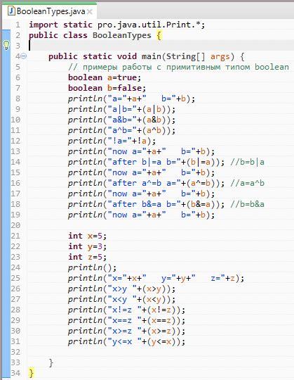 Pro Java Примитивные типы Java Boolean