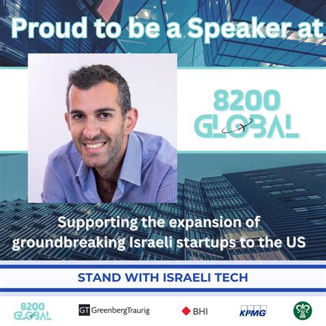 Looking Forward To Speaking At The 8200 For Startups By Eisp Program This Week Adi Nechemia