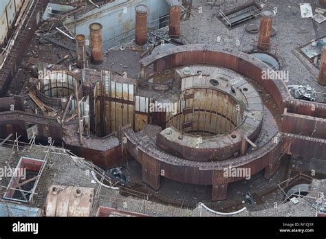 Lubmin Germany 25th Jan 2018 View Of The Abandoned Reactor Block 8 At A Nuclear Power Plant