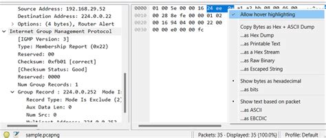 Packet Bytes Pane Functions In Wireshark Geeksforgeeks