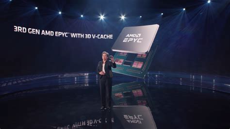 Amd Unveils Next Gen Epyc Milan X Cpus First To Feature D V Cache Tech With Insane Mb Cache