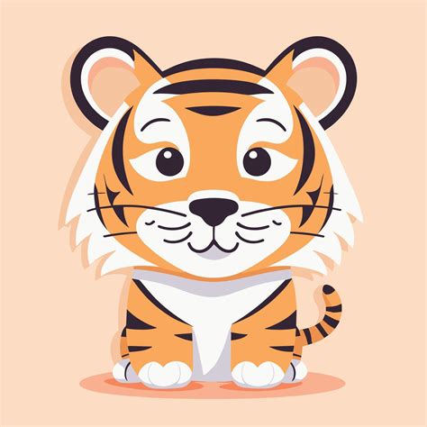 Tiger Cartoon Illustration Clip Art Vector Design 42369973 Vector Art