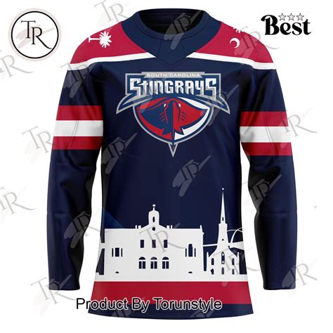 South Carolina Stingrays 2025 I Love Chs Night Limited Edition Hockey Jersey Torunstyle