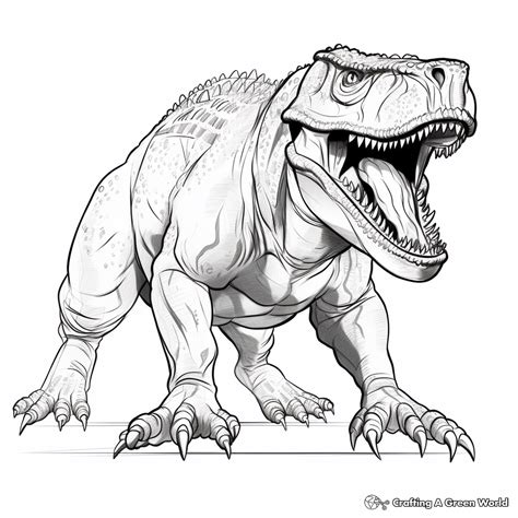 Giganotosaurus Coloring Pages Free And Printable