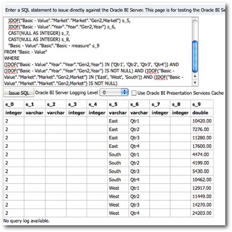 Oracle BI EE G Decoding Essbase Connectivity Part Logical SQL Generation