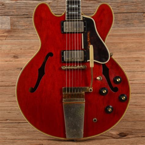 Gibson Es 355 Tdc Cherry 1968 Acoustic Guitars With Rich Tone
