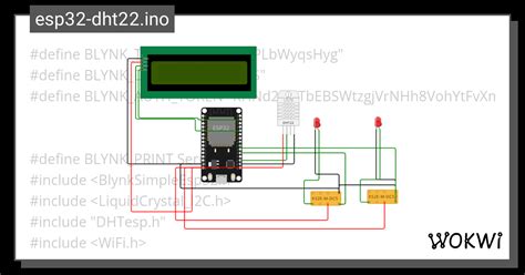 Esp32 Dht11 22 LCD AND BLYNK JALAN Relay Lampu Ino Copy Wokwi ESP32