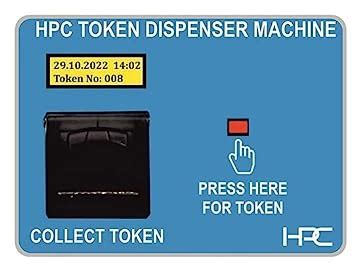 HPC Token Dispenser Token Printer Machine Model HPC Amazon In Office Products