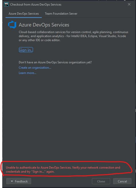 Can Not Sign In · Issue 340 · Microsoftazure Devops Intellij · Github