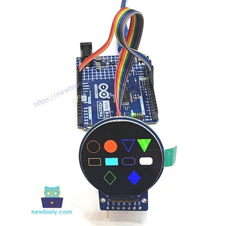 Arduino Uno R4 Round Circular Tft Lcd Display Arduino Uno R4 Tutorial