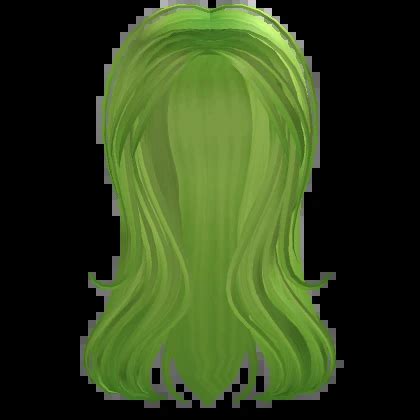 Long Luscious Hair In Green Roblox Item Rolimons