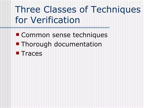 Validation And Verification Ppt Computing Technology And Computing