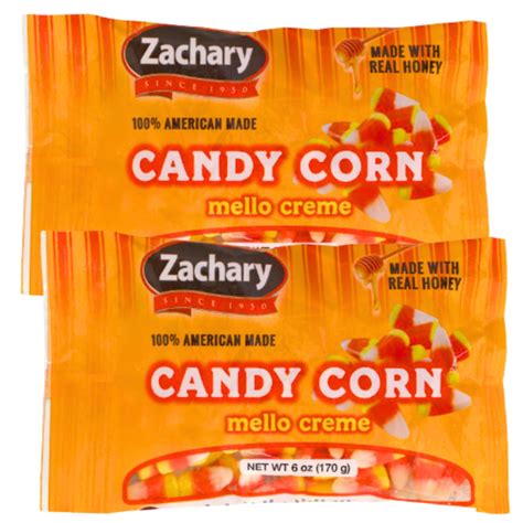 Zachary Edible Candy Corn 6oz Mello Creme Trick Or Treat Candy T Bag