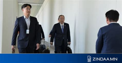 НҮБ ын 8 дахь Ерөнхий нарийн бичгийн дарга Бан Ги Мун Монголд ирлээ