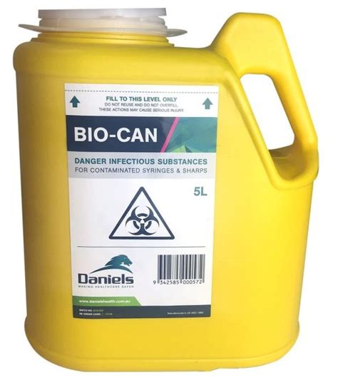5l Bio Can Sharps Container Medical Dental Solutions