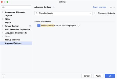 Endpoints Tool Window IntelliJ IDEA Documentation